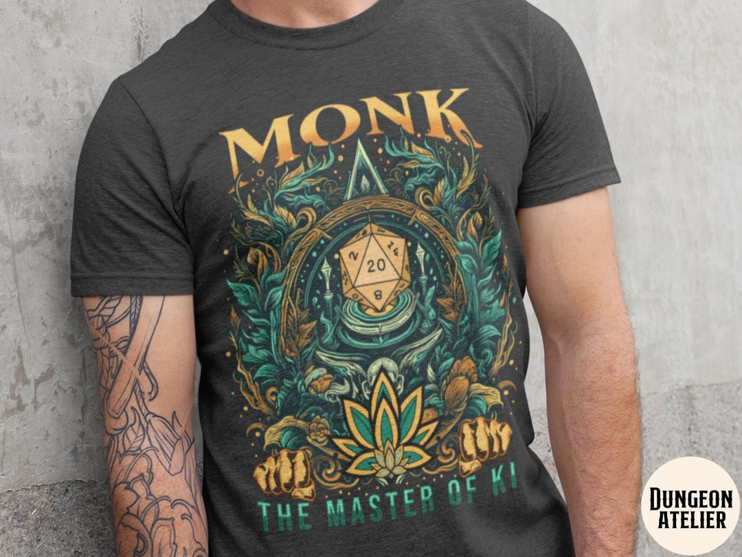 DND MONK, Dnd Monk Shirt, Fury of Blows, Dnd Monk Gift, Dungeons and ...