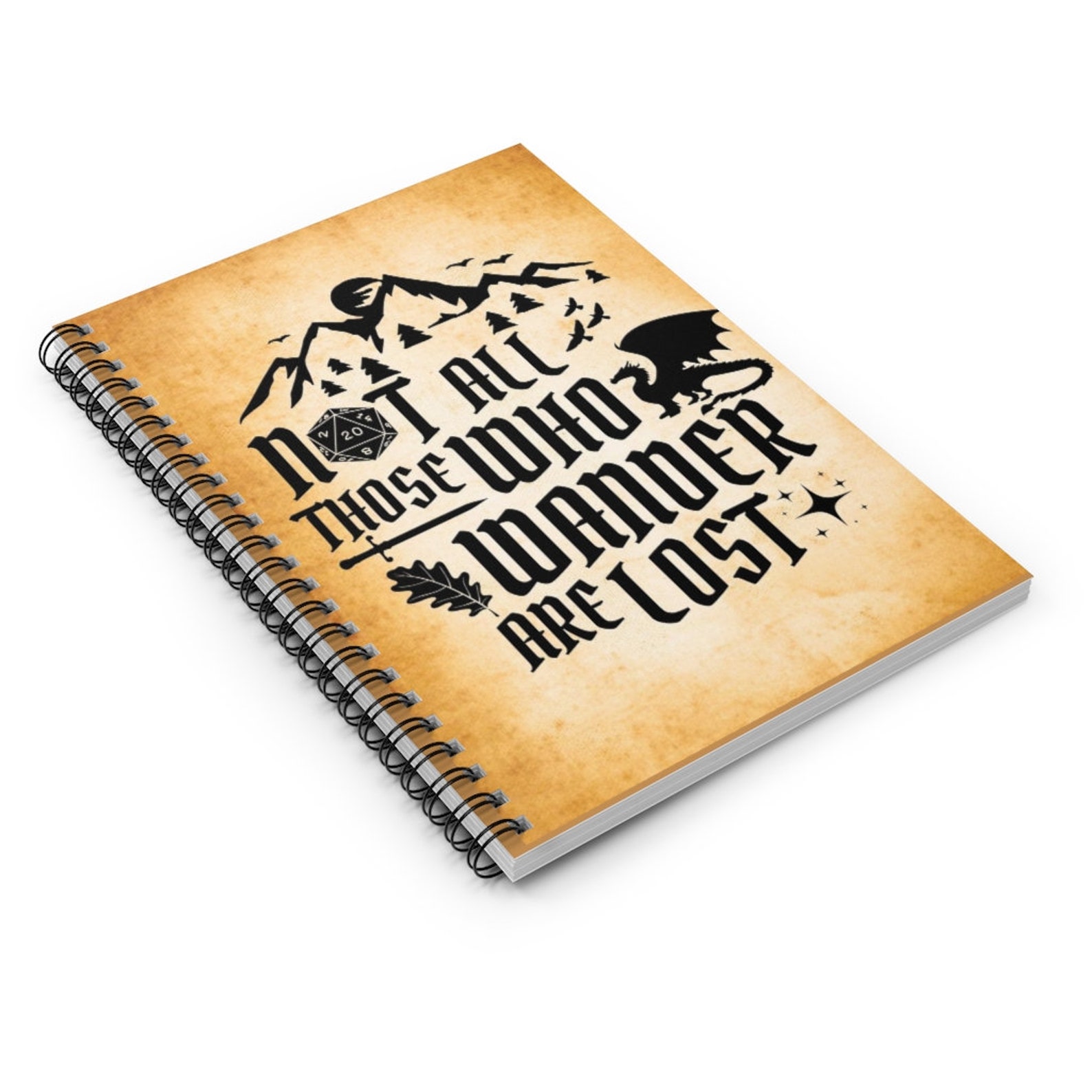 ADVENTURER DND Notebook Dnd Journal Dnd Character Journal - Etsy