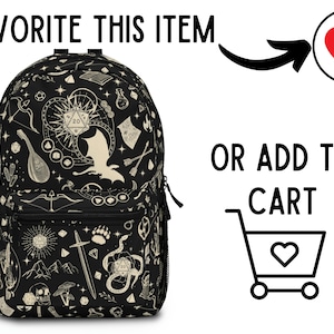 DND BACKPACK, Dnd Backpack for School, Dungeons and Dragons Backpack ...