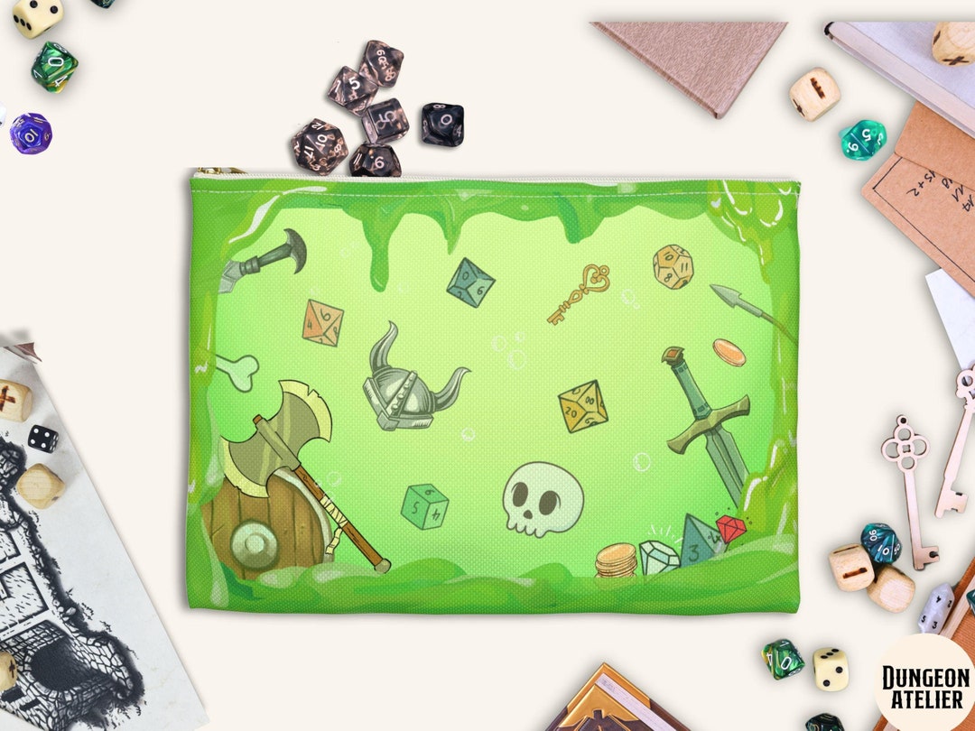 DICE BAG Gelatinous Cube, Dnd Pouch, Dungeons and Dragons Dice Bag, D ...