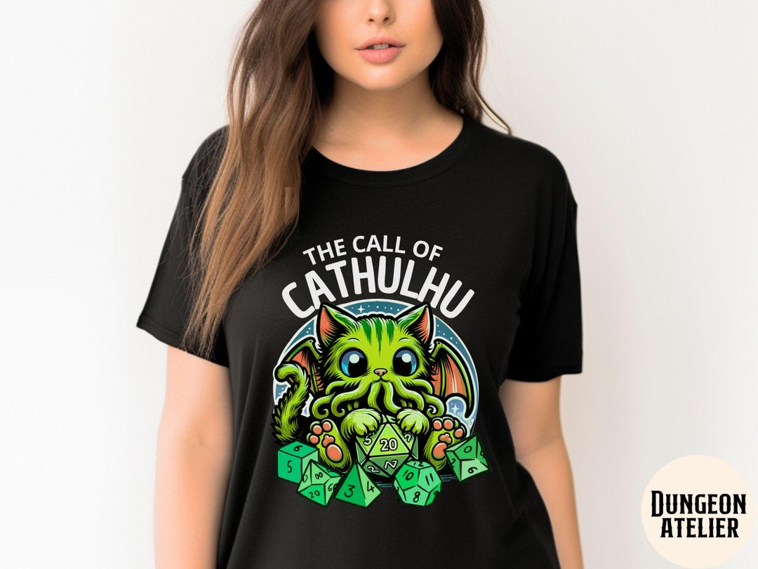Funny Cat Shirt: CALL OF CATHULHU, Cthulhu Shirt, Cathullu, Cthulhu ...