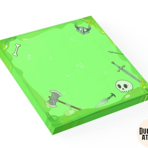 DND STICKY NOTES: Gelatinous Cube Post-it® Note Pads, Dnd Stationary ...