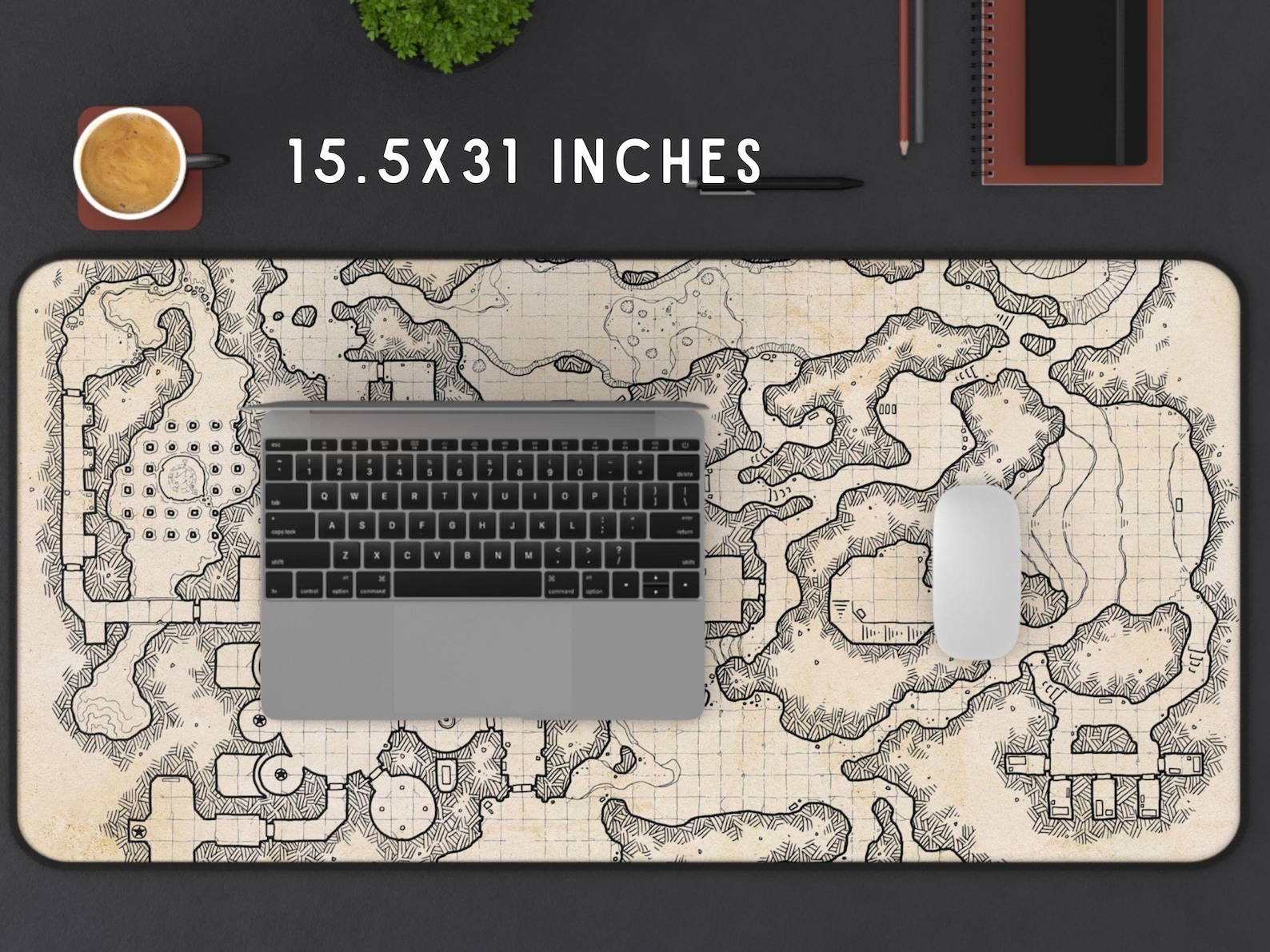 DND DESK MAT: Dungeon Cartography, Dnd Map, Dnd Computer Mat, Desk Mat ...