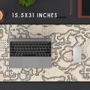 DND DESK MAT: Dungeon Cartography, Dnd Map, Dnd Computer Mat, Desk Mat ...