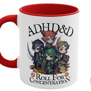 ADHD Dnd Mug, Adhd Mug, Adhd Gift, Dnd Adhd Mug, Funny Adhd Mug, Adhd ...