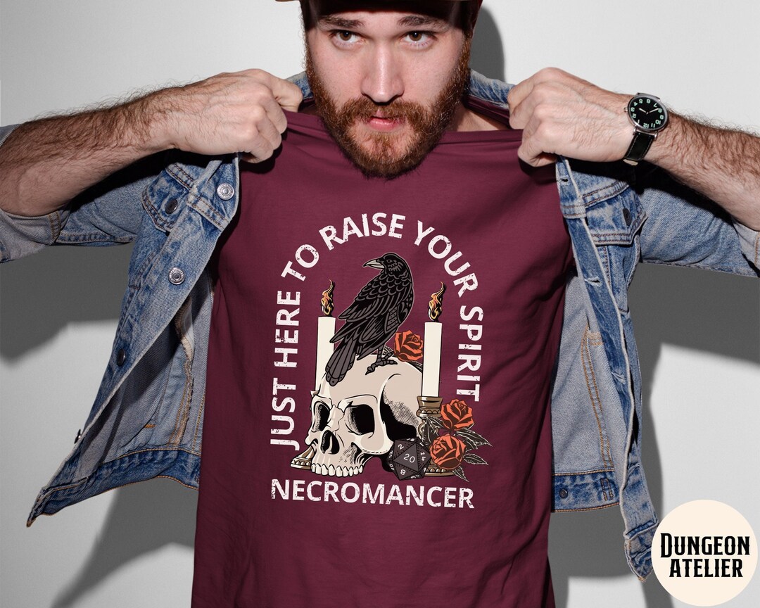 DND Necromancer Shirt: Funny Wizard Tee - Etsy