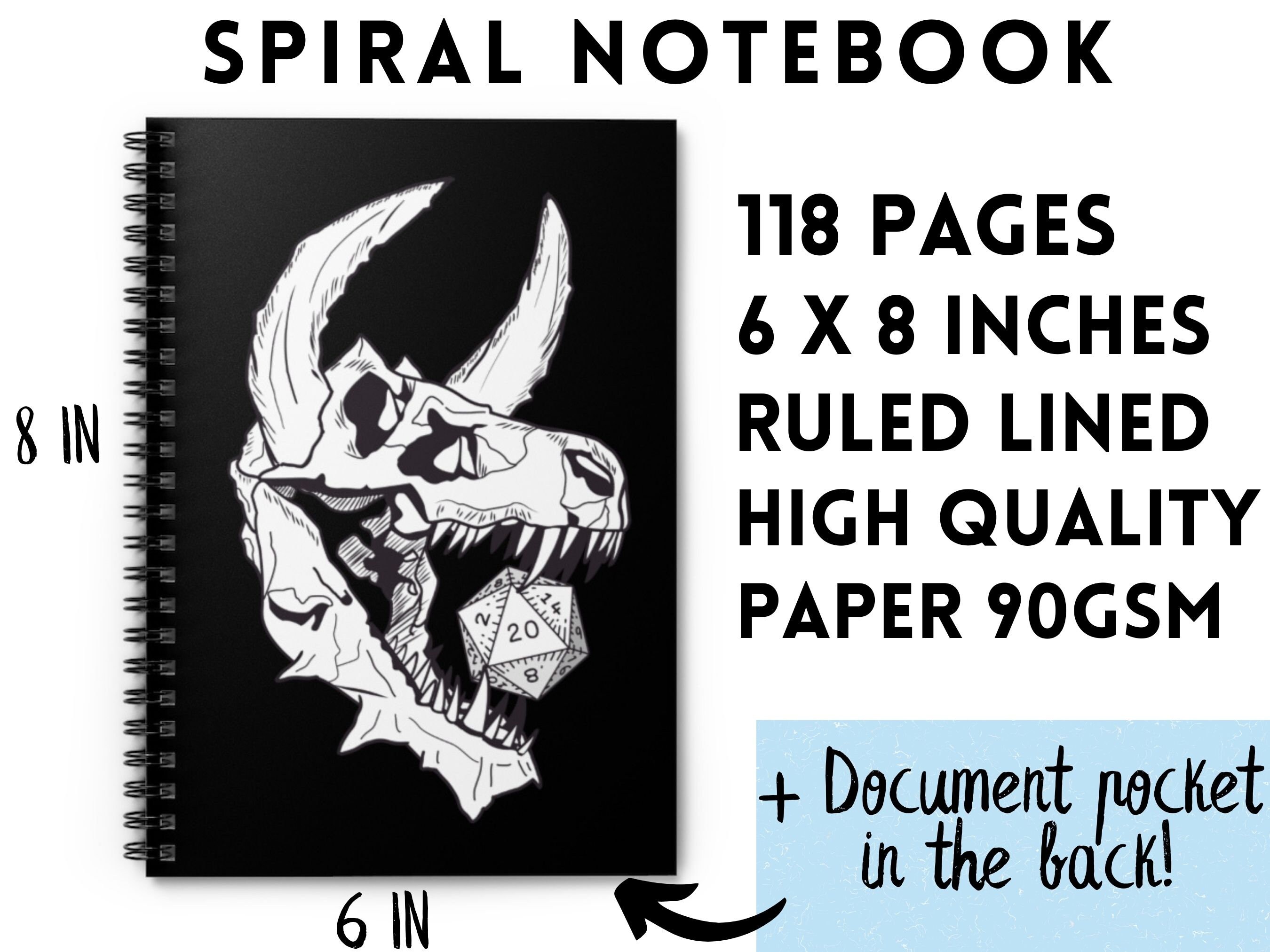 DND NOTEBOOK Dnd Campaign Journal Dnd Monster Dungeons | Etsy