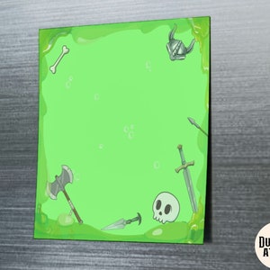 DND STICKY NOTES: Gelatinous Cube Post-it® Note Pads, Dnd Stationary ...