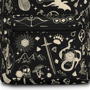 DND BACKPACK, Dnd Backpack for School, Dungeons and Dragons Backpack ...