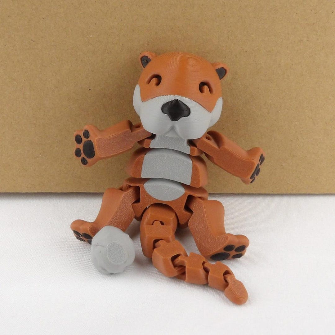 Articulated River Otter | 3D Printed Flexi Fidget Toy - Etsy