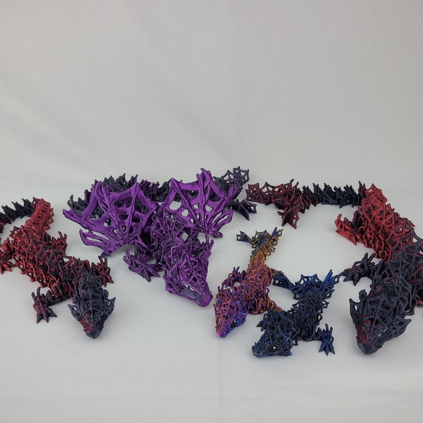 3d Printed Halloween Dragon - Etsy