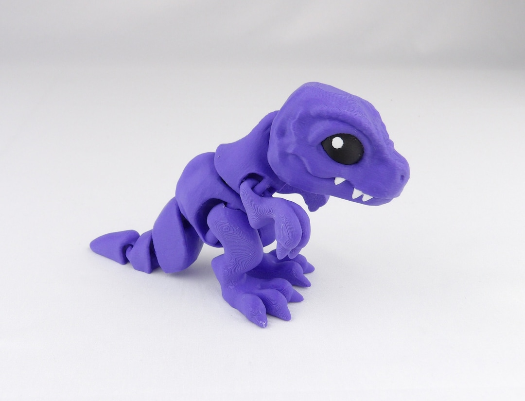 Articulated Baby T-rex 3D Printed Fidget Toy - Multicolor! - Etsy