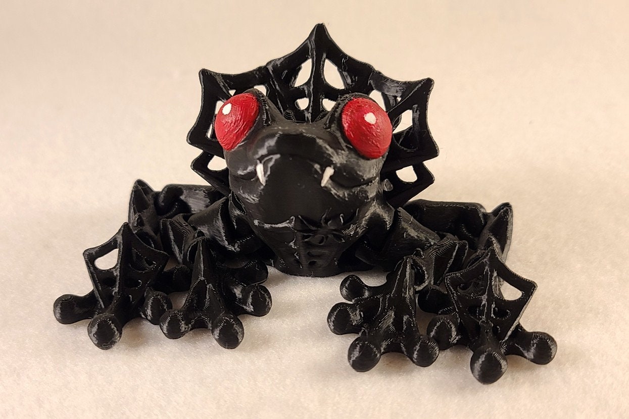 Count Frogula 3D Printed & Articulated Frog Spider / - Etsy