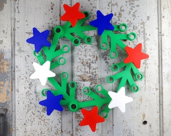 3D Printed Lego-inspired Giant Wreath - Etsy