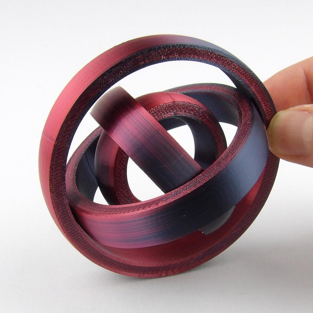 Gyroscopic Fidget Rings | 3D Printed Fidget Toy | Stress & Anxiety ...
