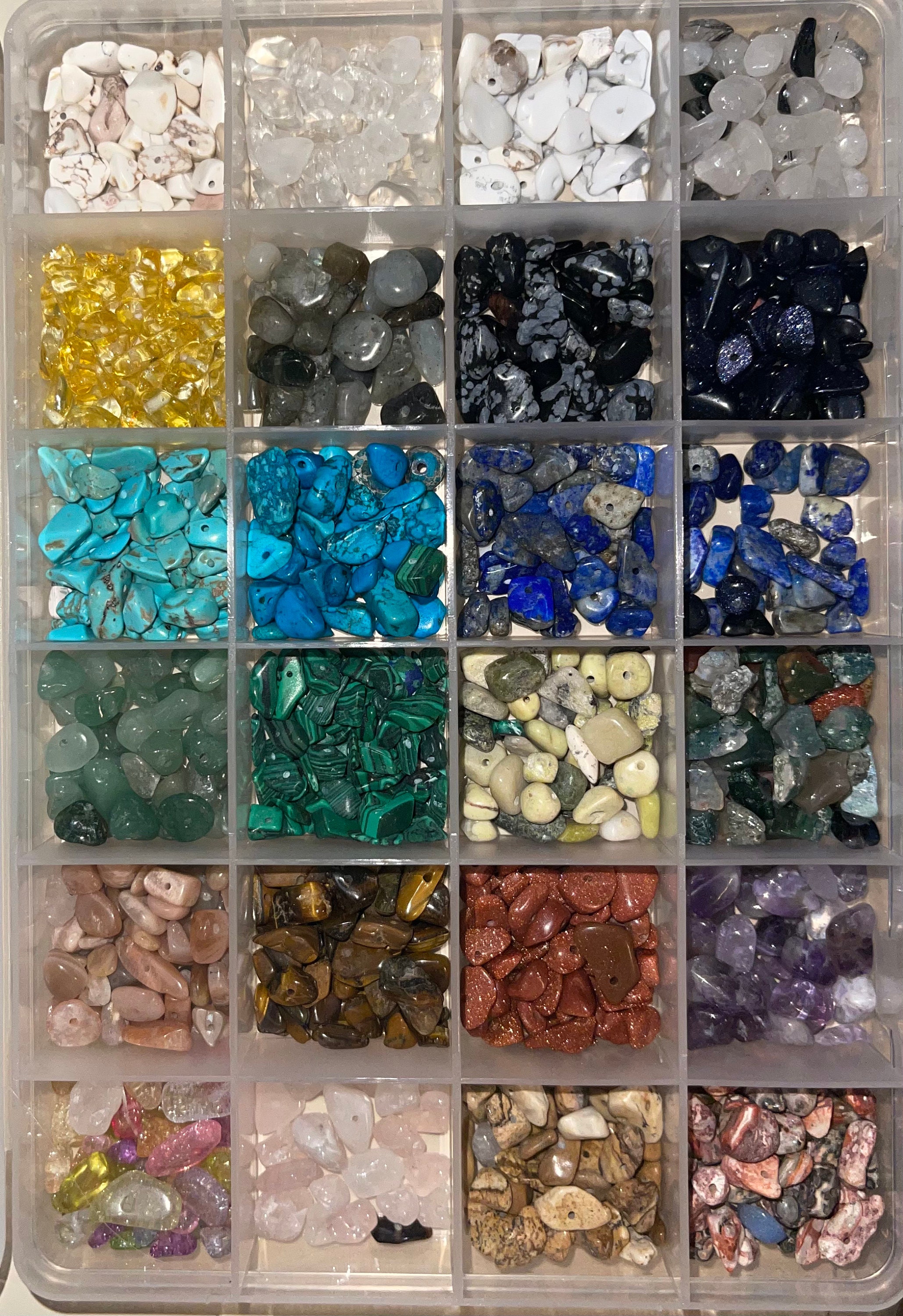 Crystal Rock Wired Rings - Etsy