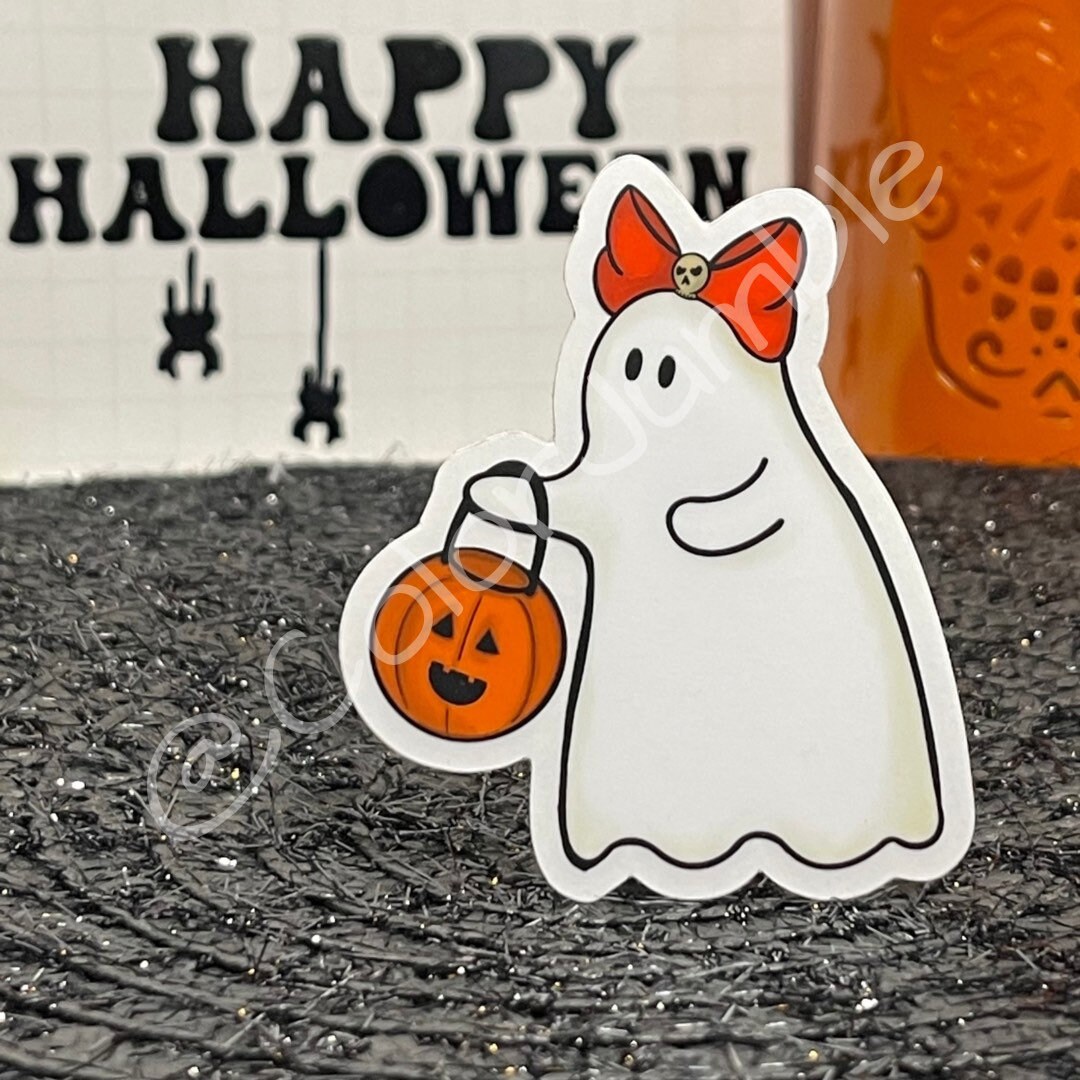 Ghostly Trick-or-treater - Etsy