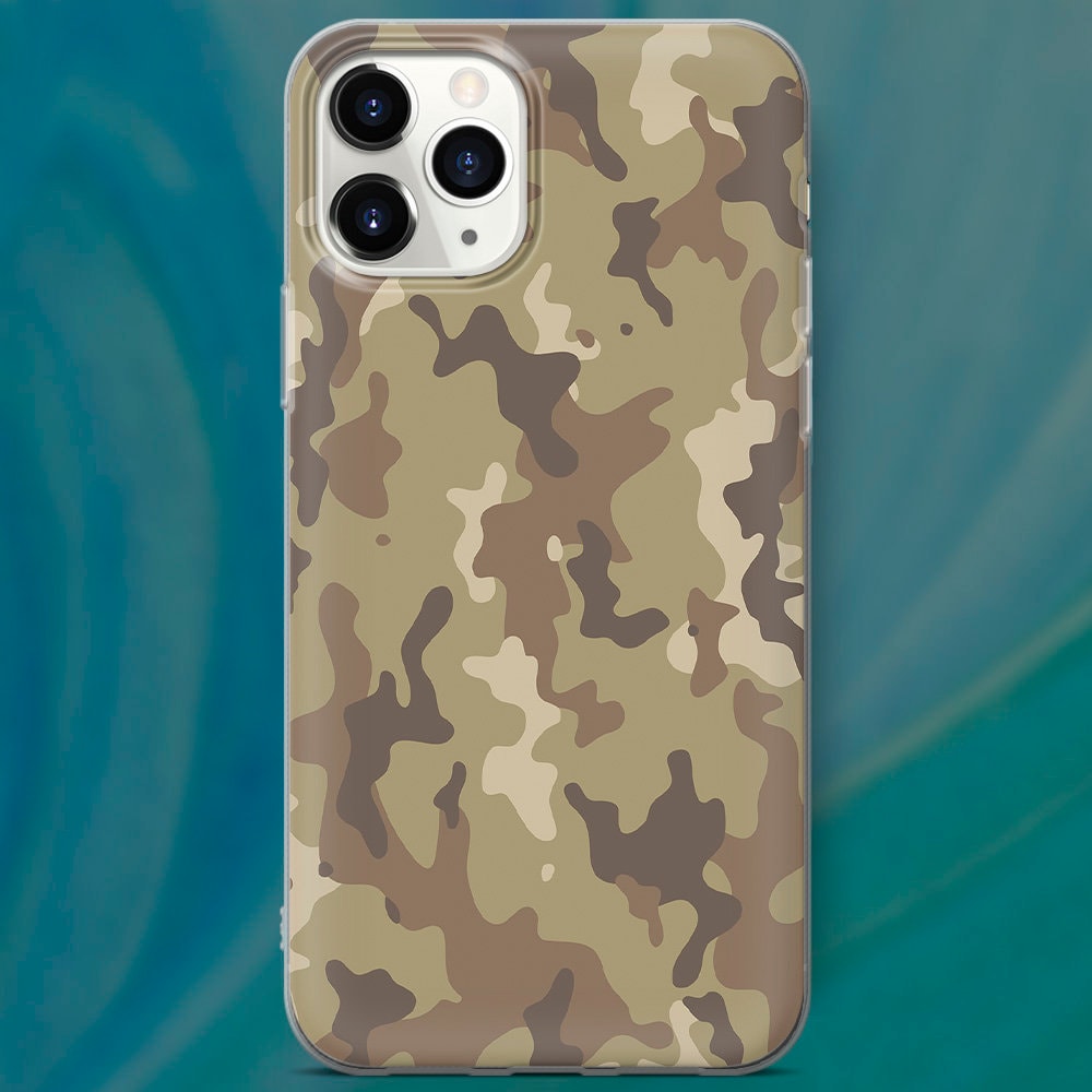 Sage Green Camouflage Phone Case Military Cover for iPhone 15 14 13 12 ...