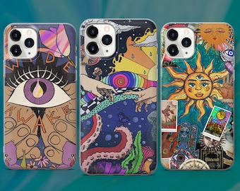 Psychedelic Phone Case - Etsy