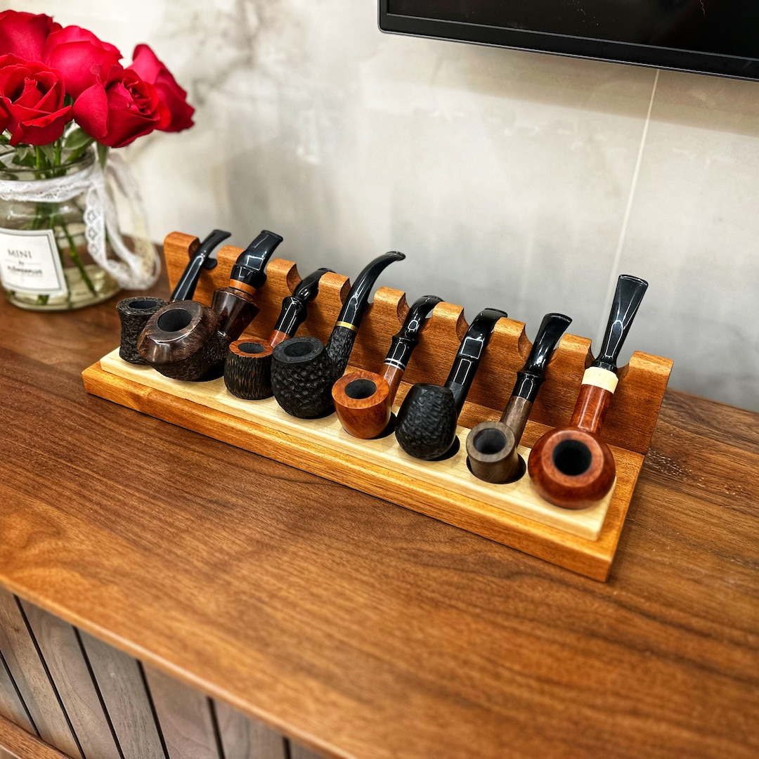 Stand for 8or6 Pipes,tobacco Pipes Rack,gift for Smokers,smoking Pipe ...