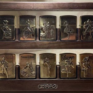 Black Walnut Solid Wood Custom Zippo Lighter Storage Box,store/display ...