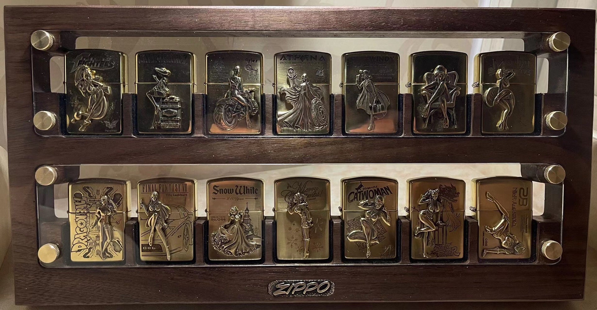 Black Walnut Solid Wood Custom Zippo Lighter Storage - Etsy