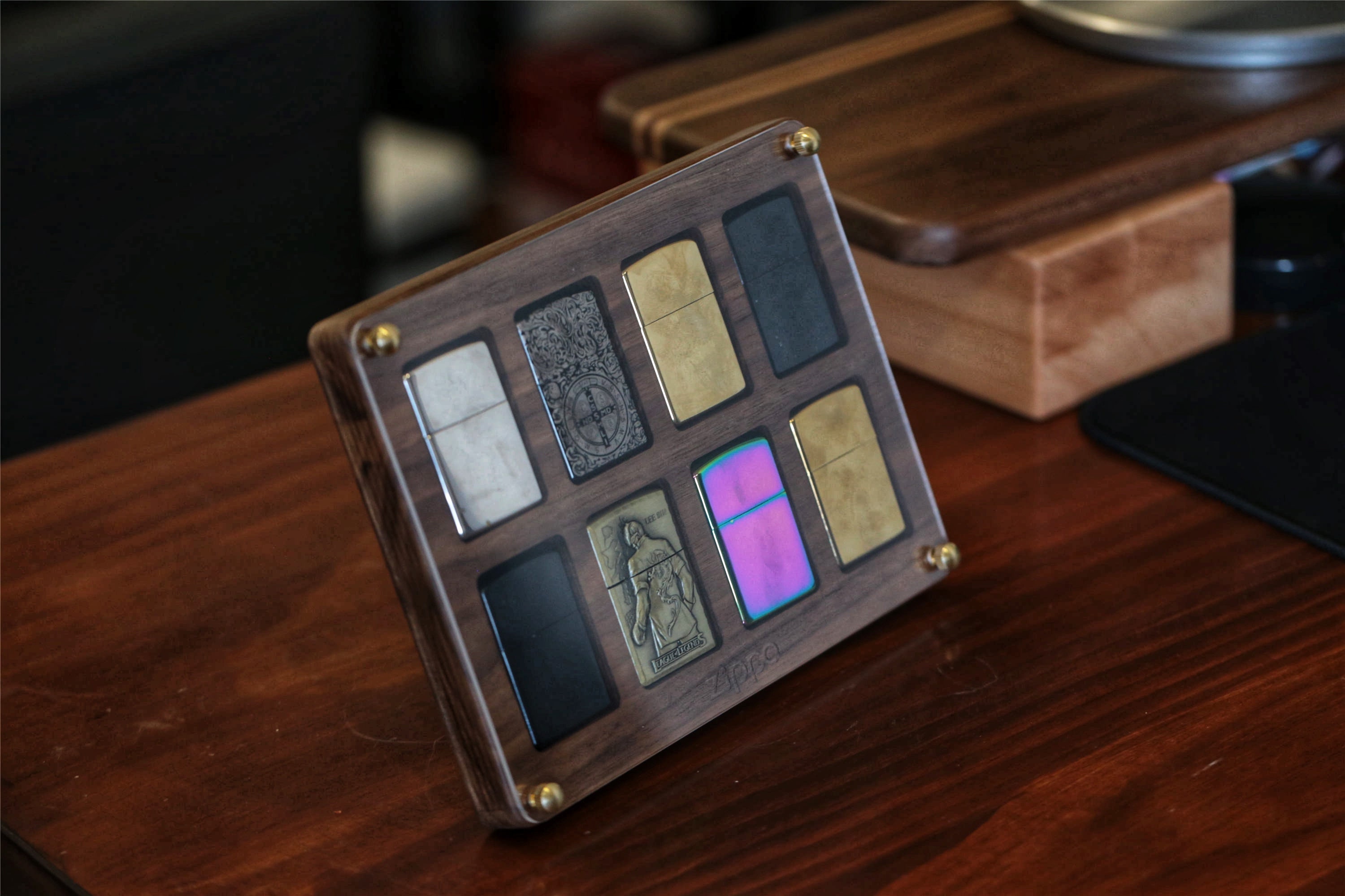 Case for 8 Zippo Lighters,collectible Organizer Box, Personalized,zippo ...