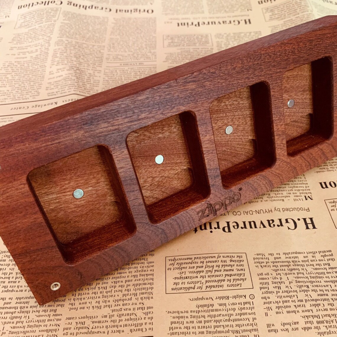 Display Case for 4 Zippo Lighterslighters Boxzippo - Etsy