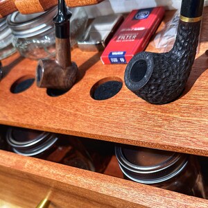 Pipes Rack,stand for 12 PIPES, Pipe Rack, Tobacco Storage，smoking Pipes ...