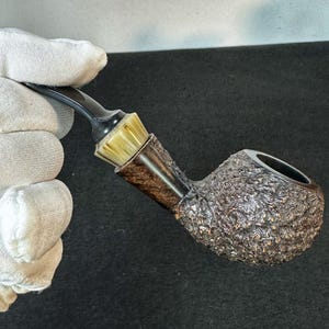 Spherical Pans Pipe Briar Wood Tobacco Pipe Perfect Beginner Pipe Kit ...