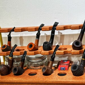 Pipes Rack,stand for 12 PIPES, Pipe Rack, Tobacco Storage，smoking Pipes ...