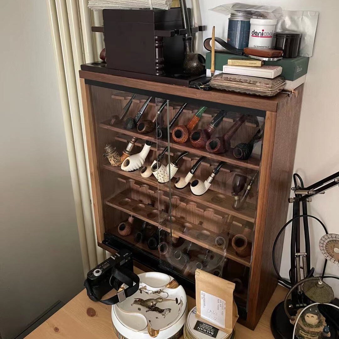 Tobacco Pipe Cabinet,tobacco Pipe Collection Rack,display Rack,wooden ...