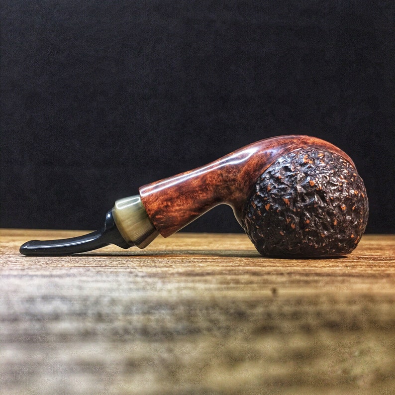 Spherical Pans Pipe Briar Wood Tobacco Pipe Perfect Beginner - Etsy