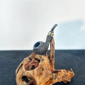 Spherical Pans Pipe Briar Wood Tobacco Pipe Perfect Beginner Pipe Kit ...