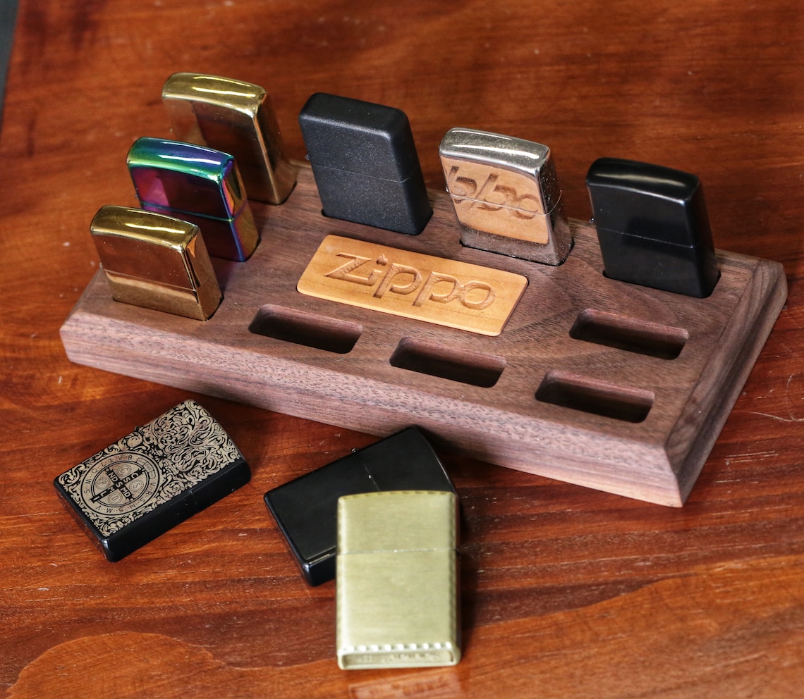 Display Case for 10 Zippo Lighterslighters Boxvertical Zippo - Etsy