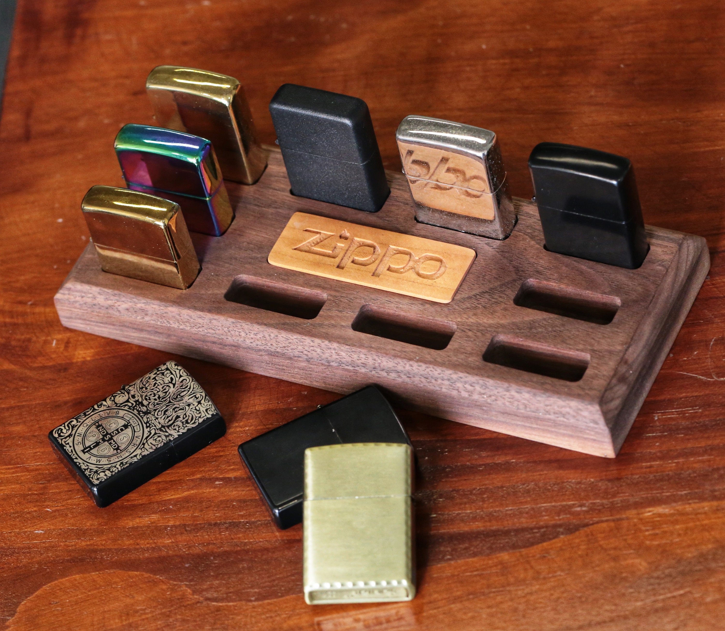 Display Case for 10 Zippo Lighterslighters Boxvertical Zippo - Etsy