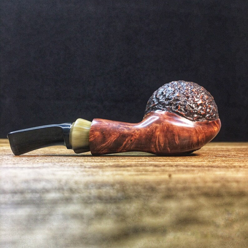 Spherical Pans Pipe Briar Wood Tobacco Pipe Perfect Beginner - Etsy