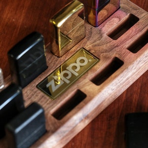 Display Case for 10 Zippo Lighters,lighters Box,vertical Zippo Box ...