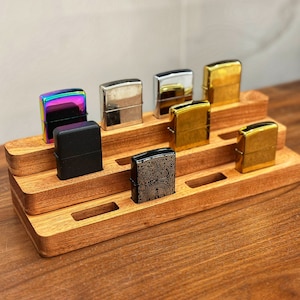 Display Case for 12 Zippo Lighters,detachable Lighters Box,vertical ...