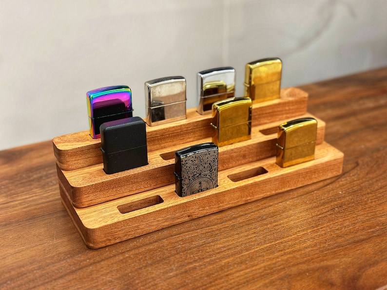 Display Case for 12 Zippo Lighters,detachable Lighters Box,vertical ...