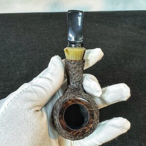 Spherical Pans Pipe Briar Wood Tobacco Pipe Perfect Beginner Pipe Kit ...