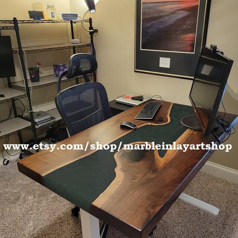 Epoxy Office Desk Epoxy Office Table Epoxy Conference Table - Etsy