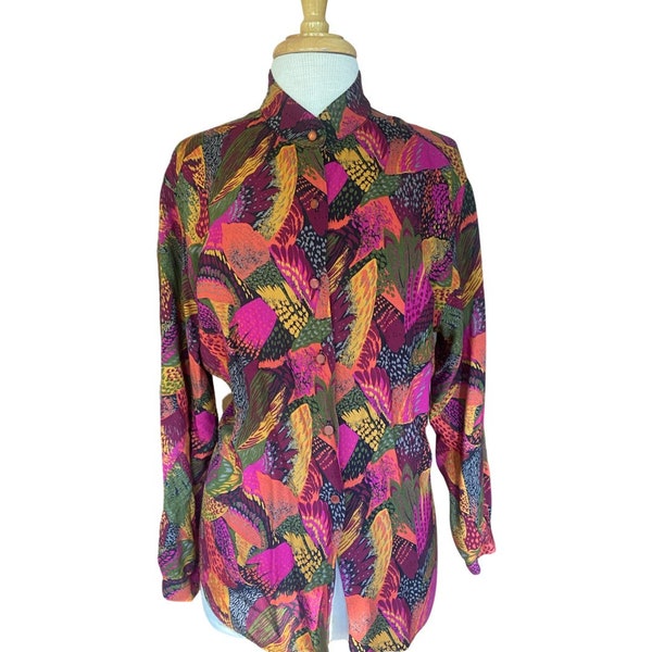 90s Blouse - Etsy