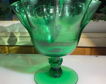 Emerald Green Compote - Etsy