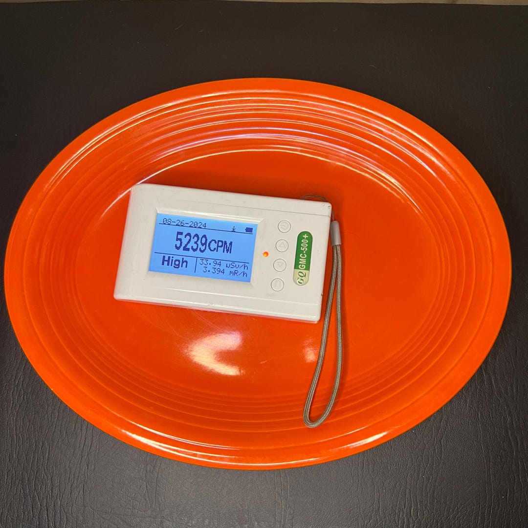 Vintage 12 Radioactive Red Fiestaware Uranium Salt Glazed Oval Serving ...