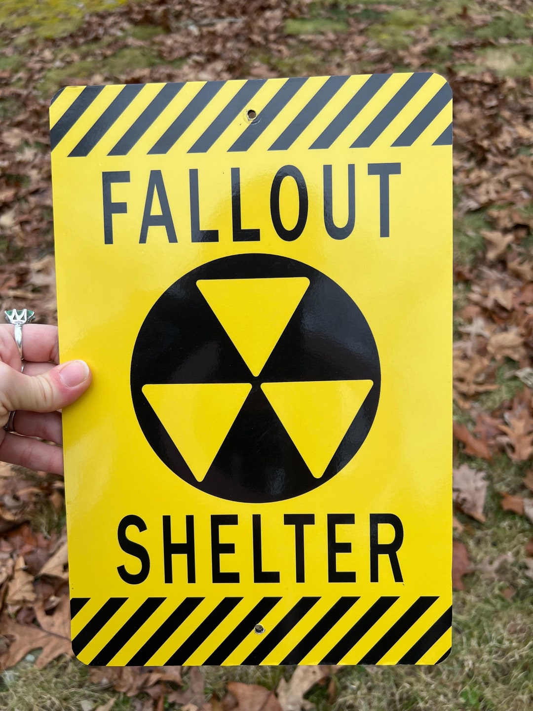 Awesome 12 X 8 Vintage Fallout Shelter Alumicore Sign Replica - Etsy
