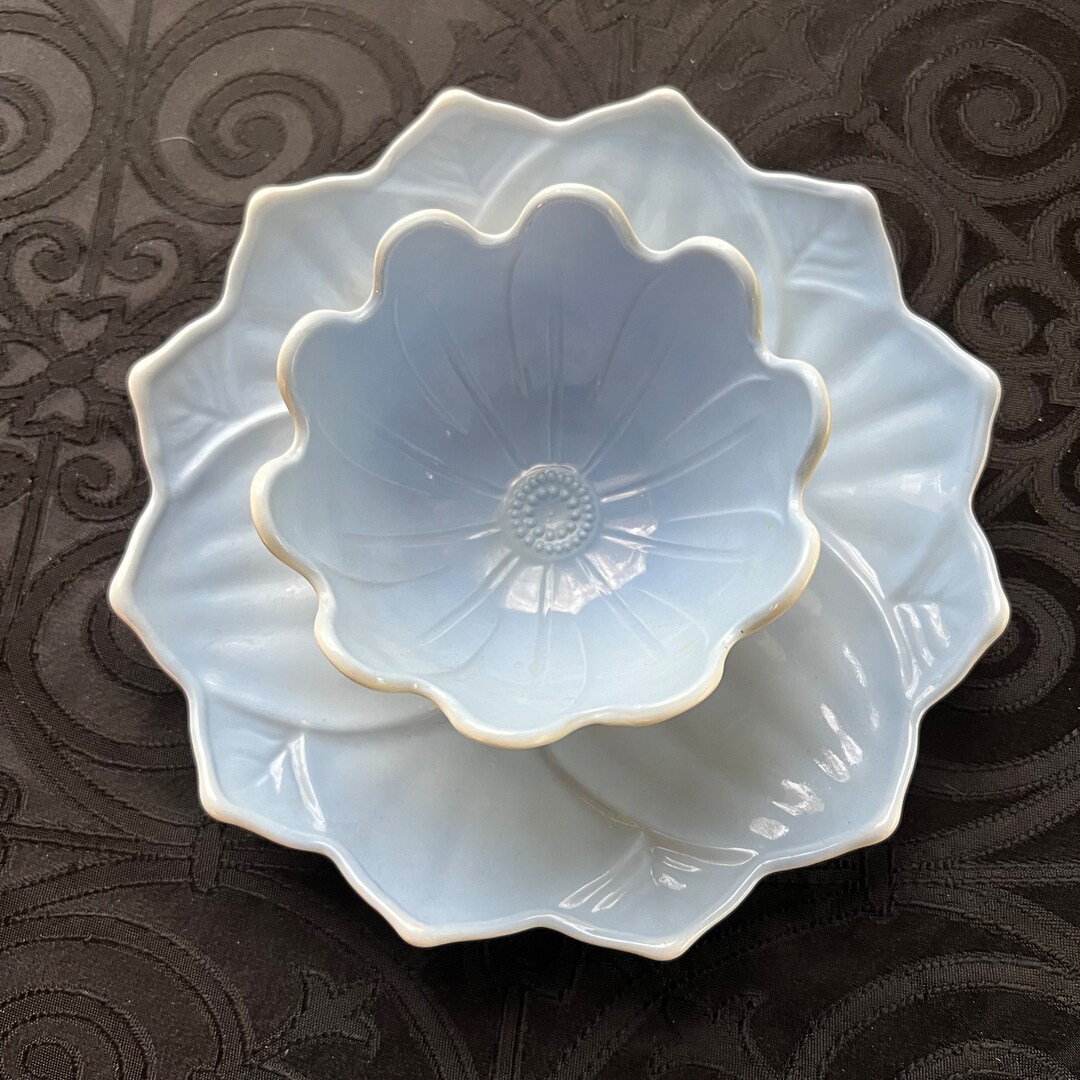 Fantastic 1940s Radioactive Anchor Hocking Vitrock Depression Glass ...