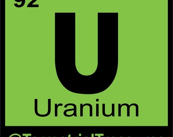 Uranium Sticker - Etsy