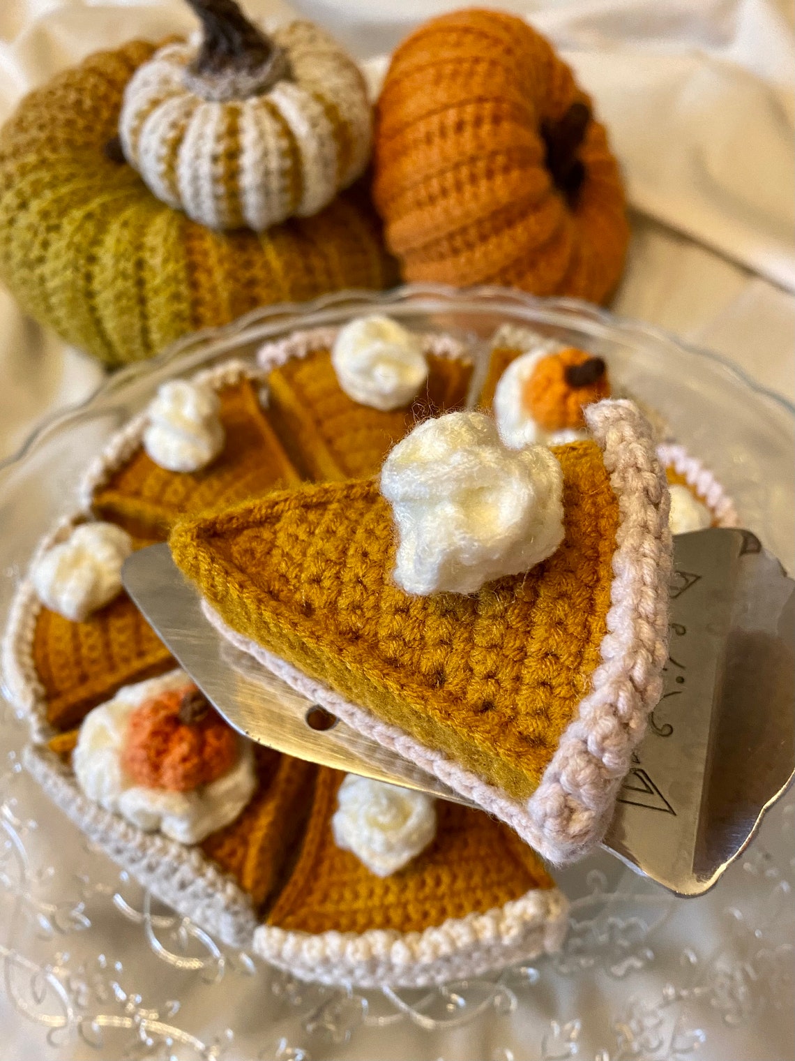 Crochet Pumpkin Pie - Etsy