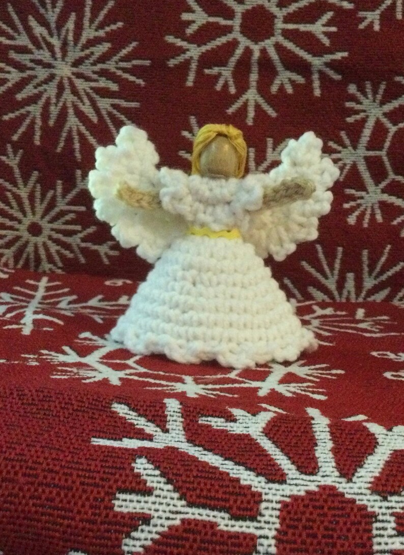Crochet Angel Mini Tree Topper Digital Pattern - Etsy